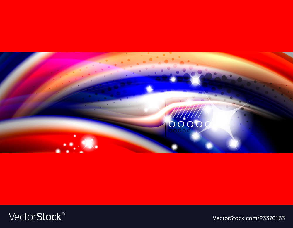 Fluid liquid wave pattern Royalty Free Vector Image