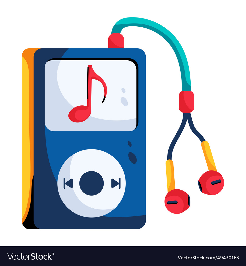 Music device Royalty Free Vector Image - VectorStock