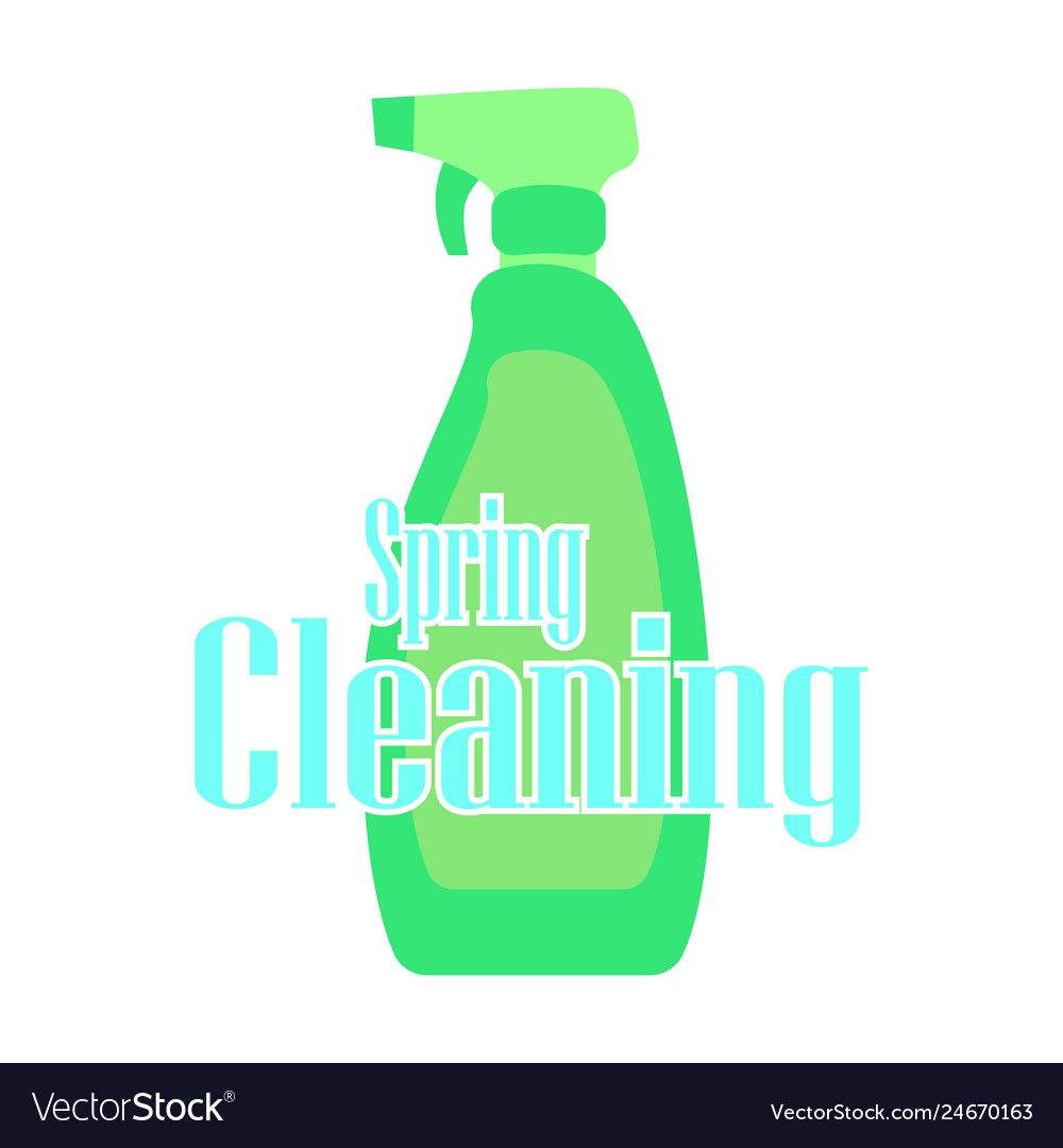 Spring cleaning background Royalty Free Vector Image