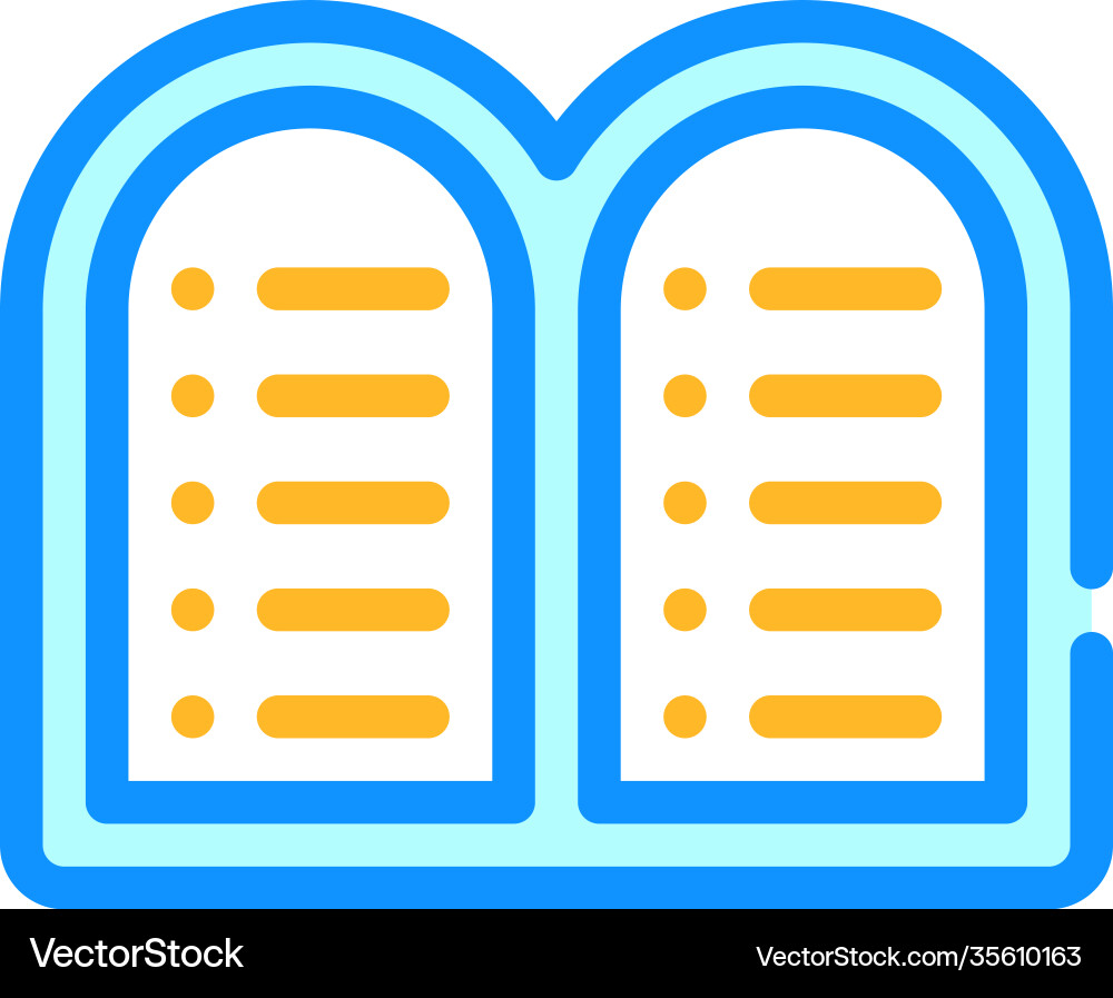 Tablets stone color icon Royalty Free Vector Image