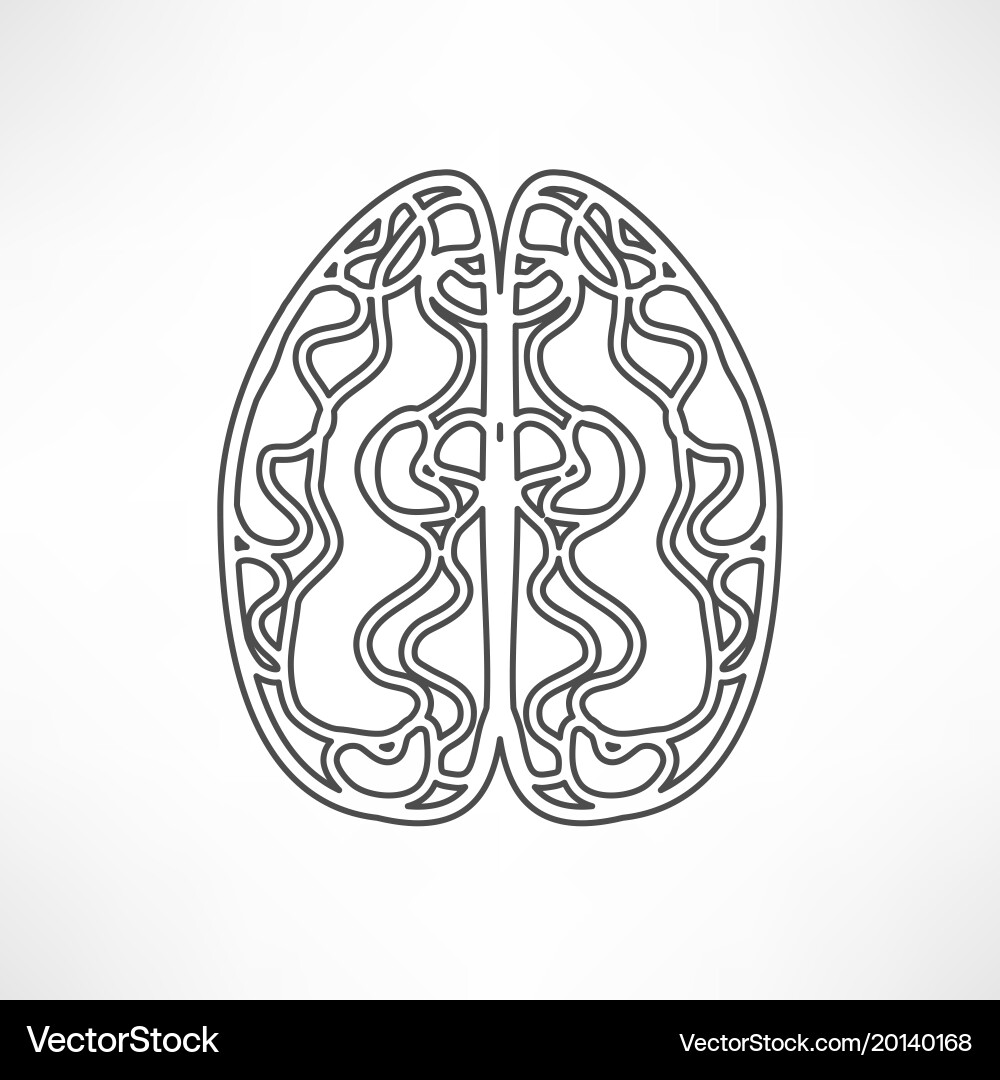 Brain icon Royalty Free Vector Image - VectorStock