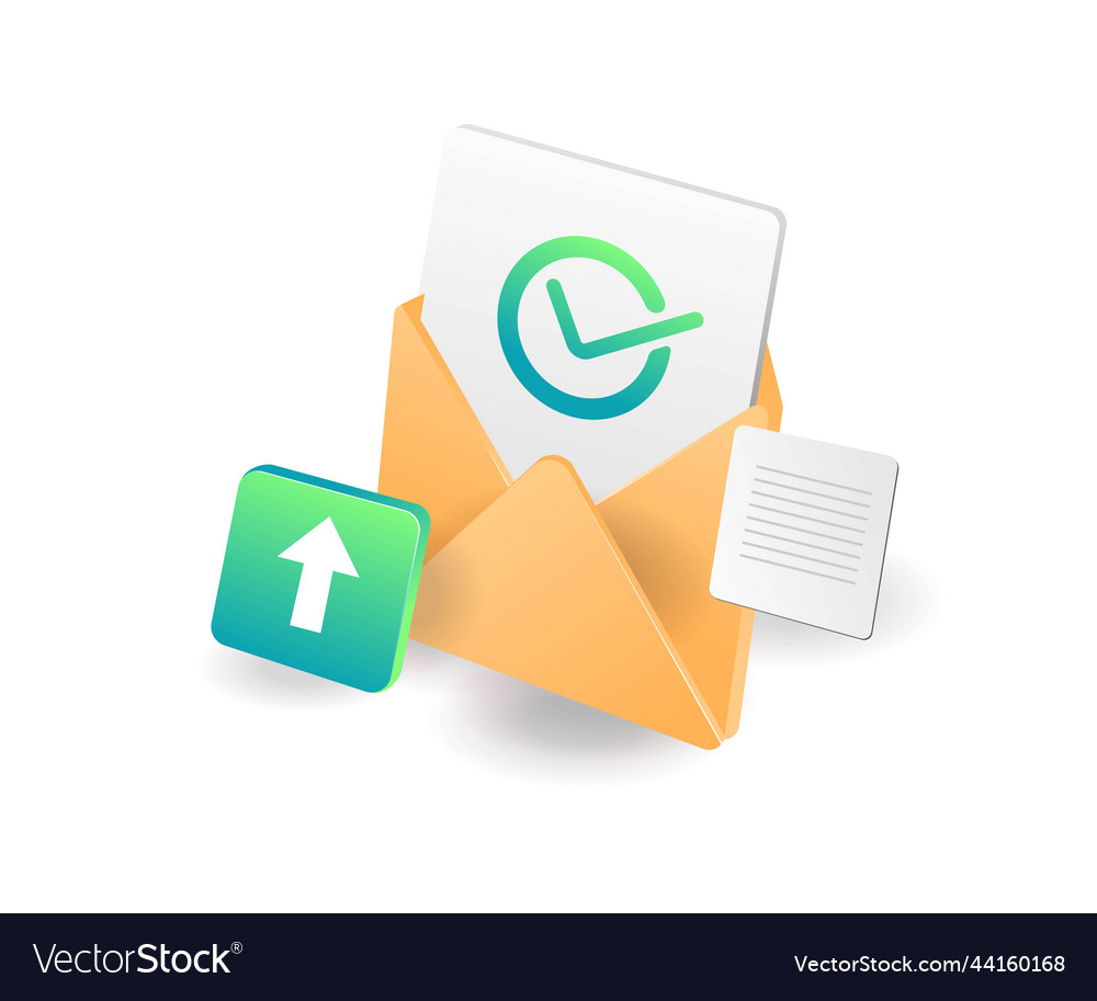 Delivery e-mail data Royalty Free Vector Image