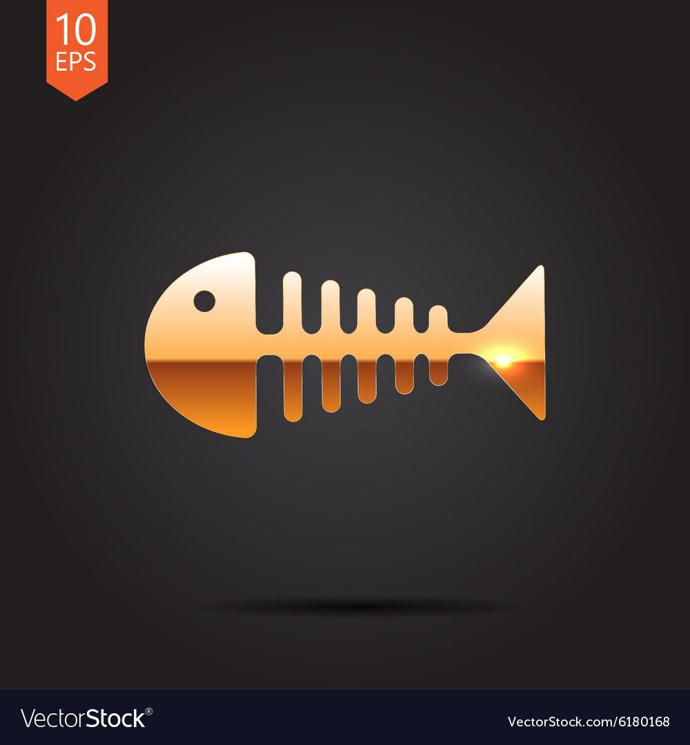 Fishbone Royalty Free Vector Image - VectorStock
