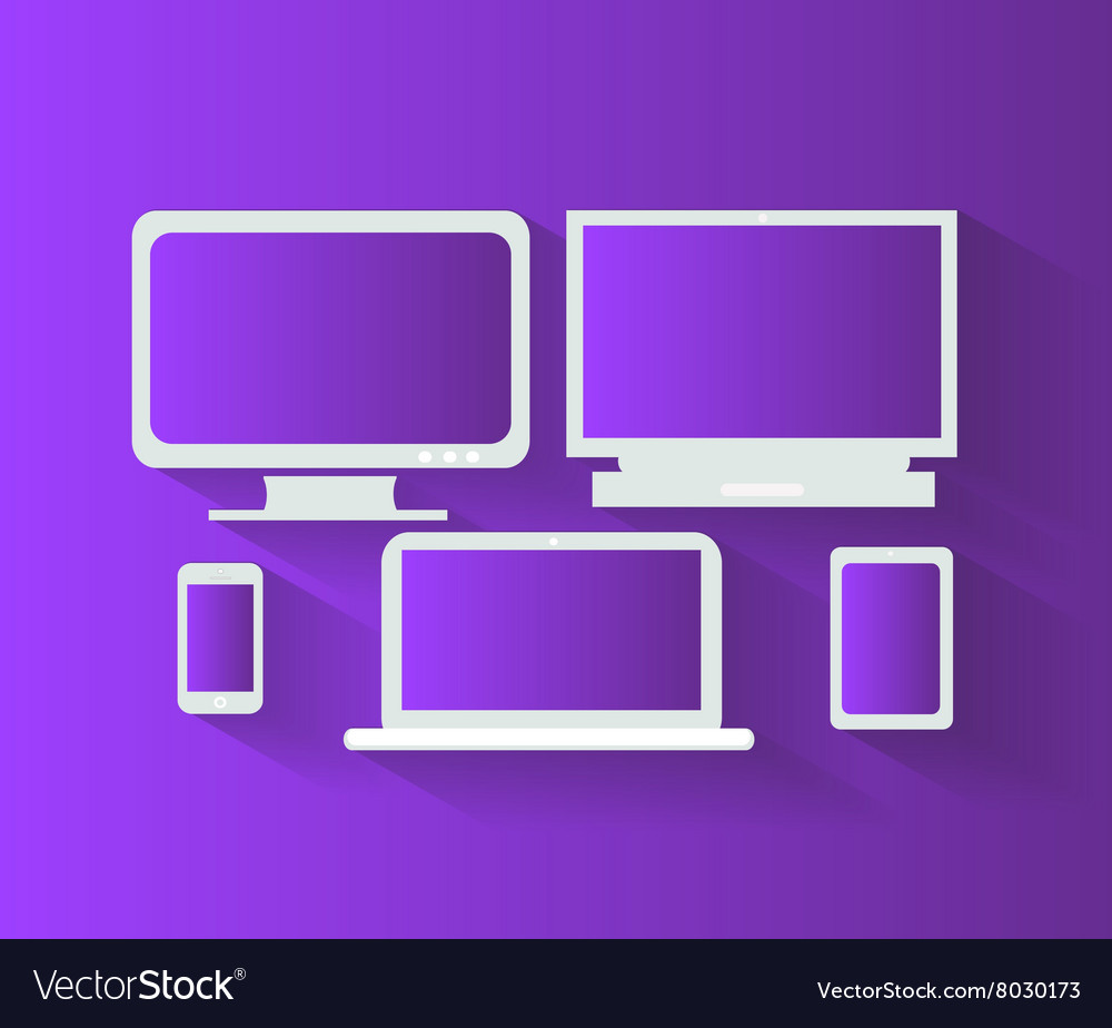 Digital devices Royalty Free Vector Image - VectorStock