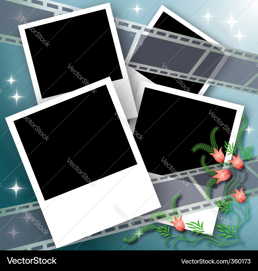 Photo album Royalty Free Vector Image - VectorStock