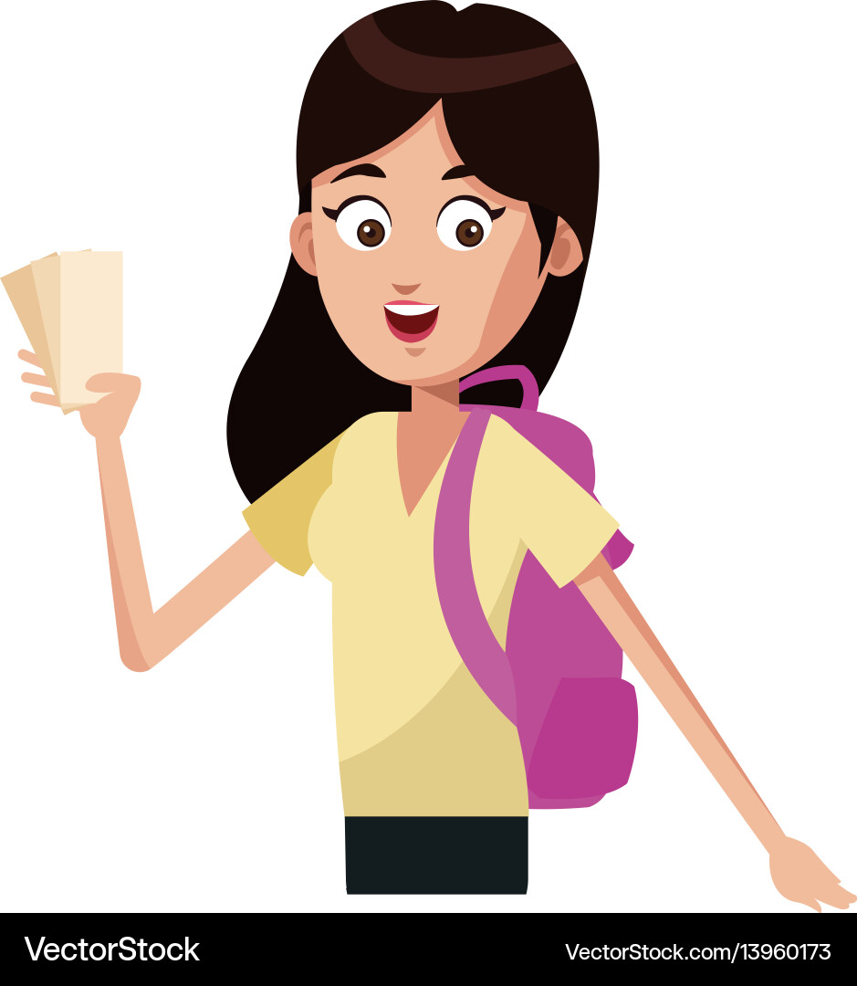 Young girl icon Royalty Free Vector Image - VectorStock