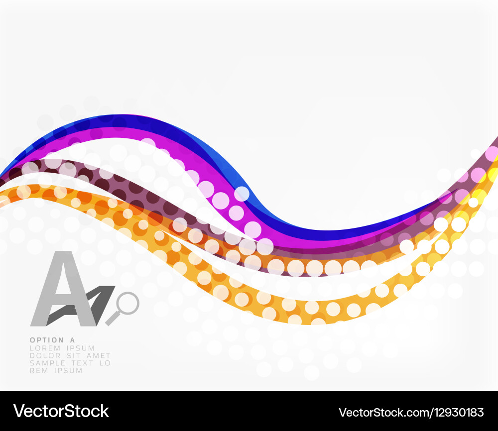 Abstract wave lines background Royalty Free Vector Image