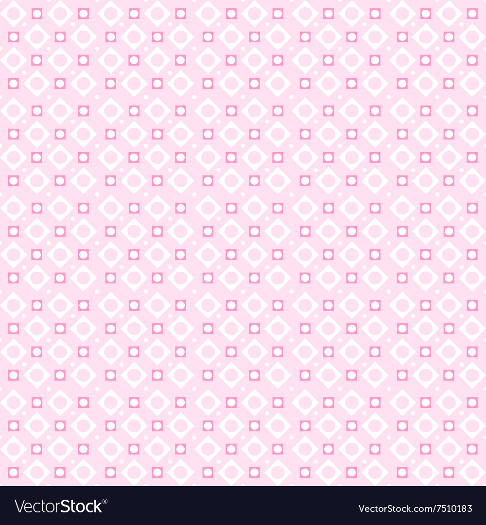 Cute pink seamless pattern endless texture Vector Image