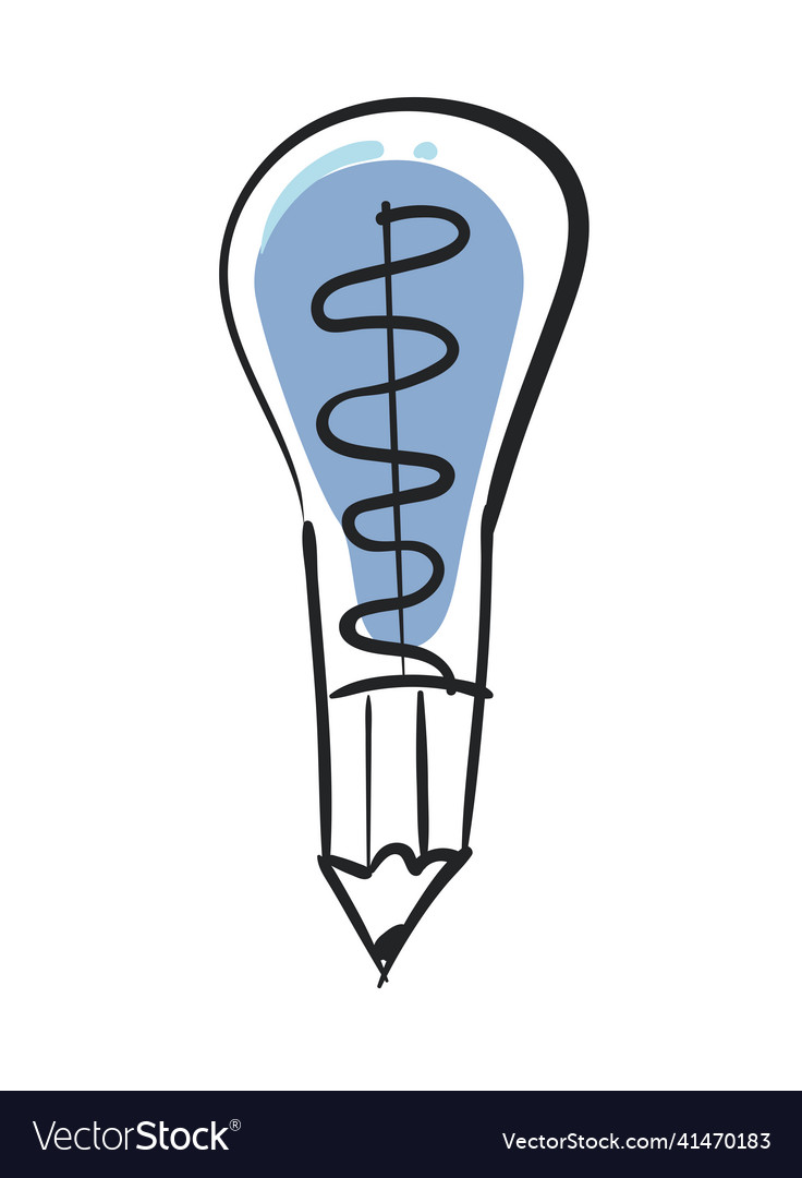 Idea bulb design Royalty Free Vector Image - VectorStock