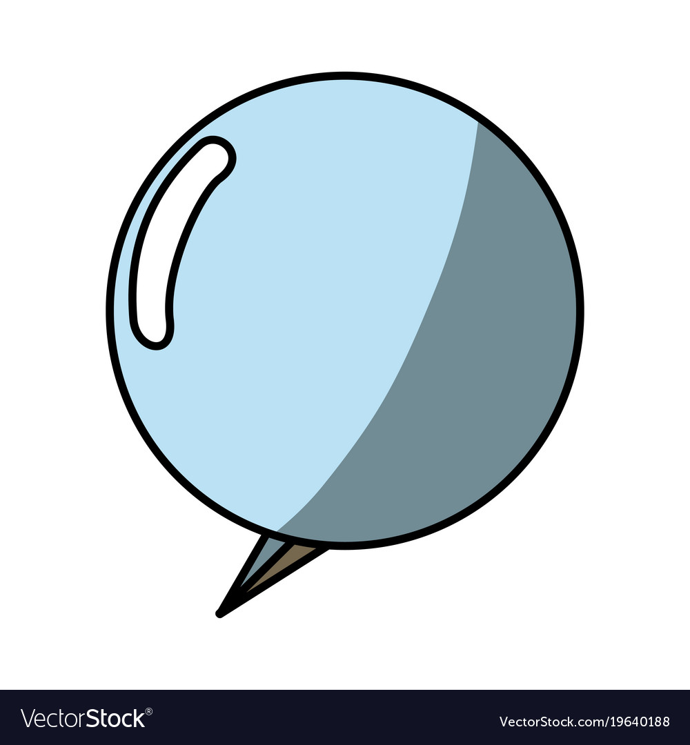 Chat bubble comic Royalty Free Vector Image - VectorStock