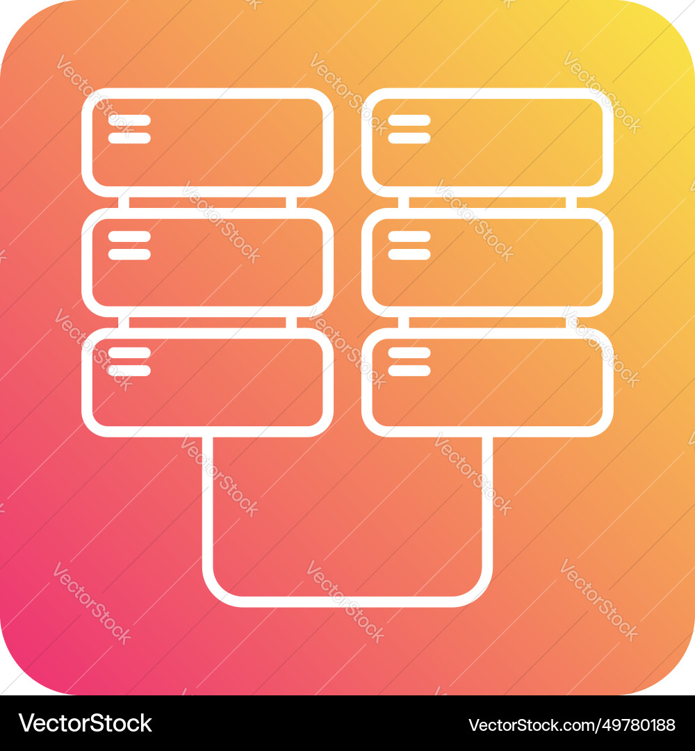 Data connectionline icon rc bg pictogram symbol Vector Image