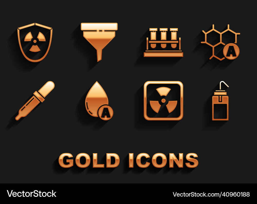 Set water drop chemical formula laboratory wash Vector Image