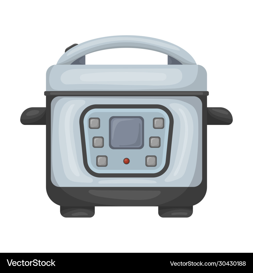 Slow cooker iconcartoon icon Royalty Free Vector Image