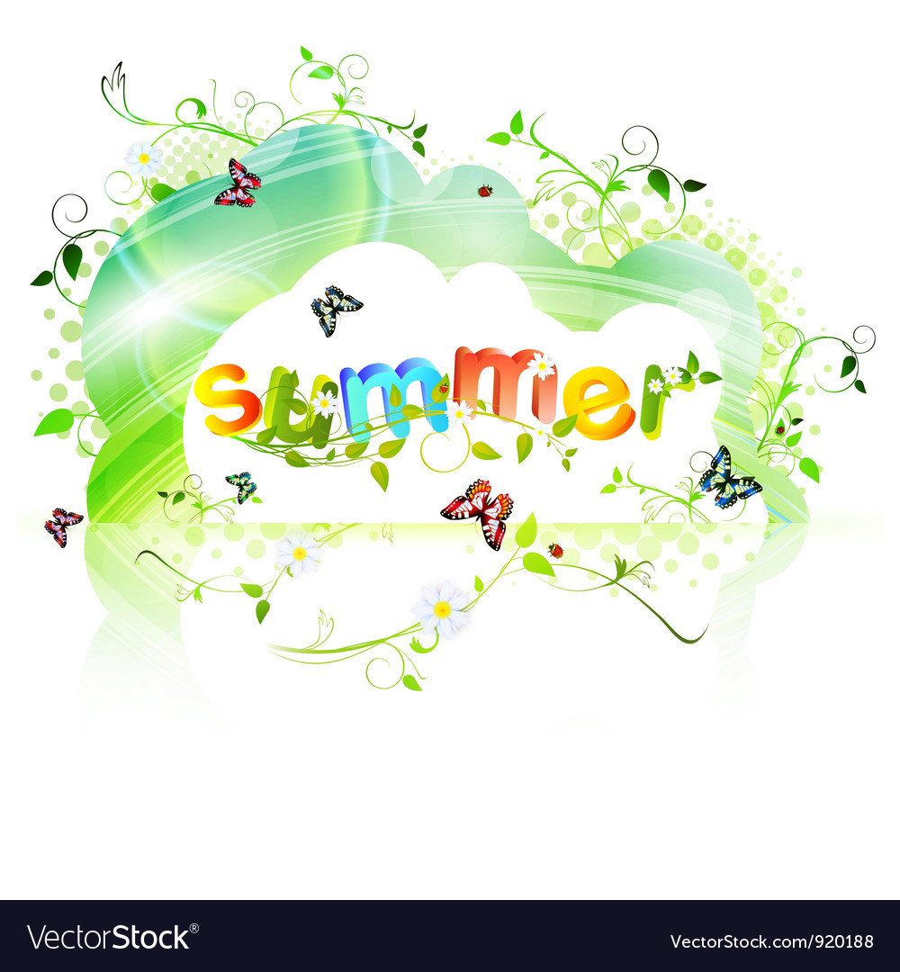 Summer Royalty Free Vector Image - VectorStock