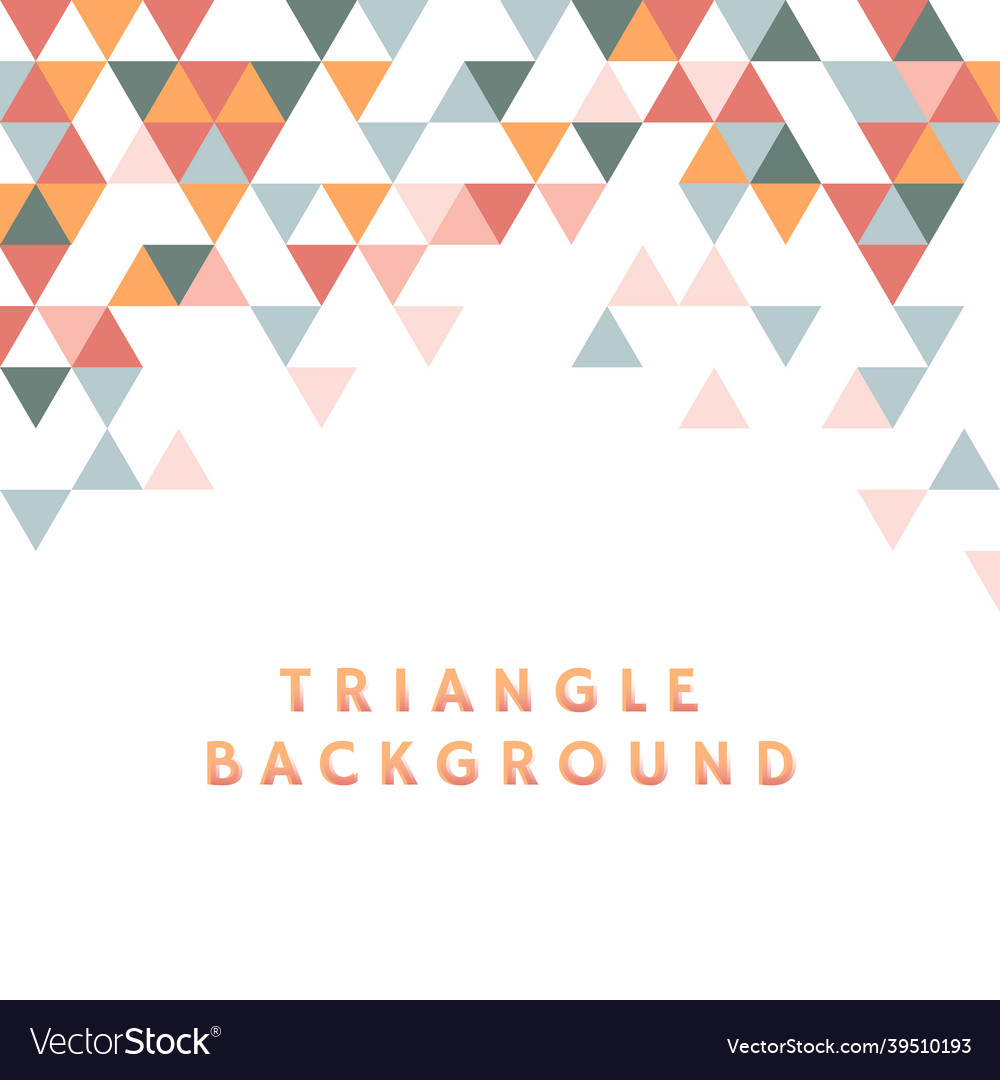 Colorful triangle pattern Royalty Free Vector Image