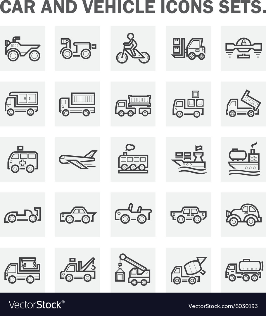 Icons Royalty Free Vector Image - VectorStock