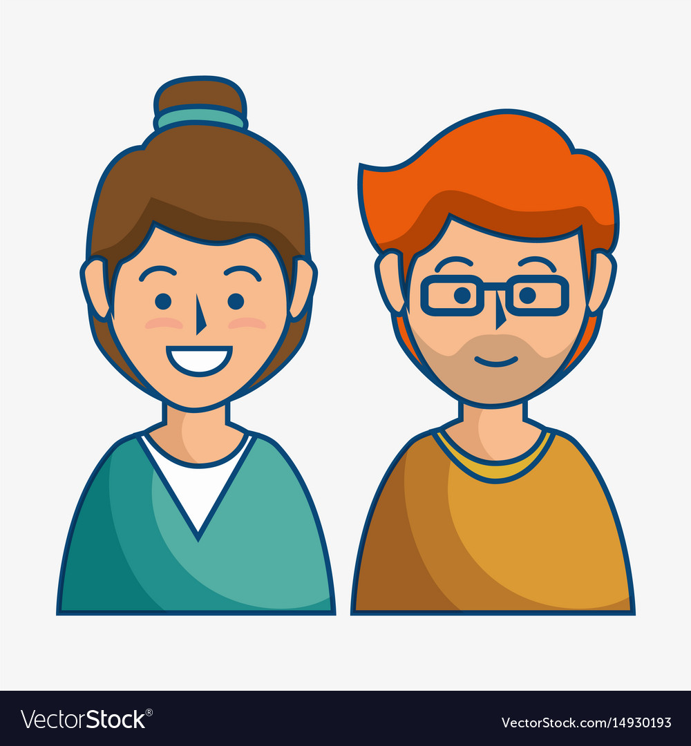 Smiling people icon Royalty Free Vector Image - VectorStock