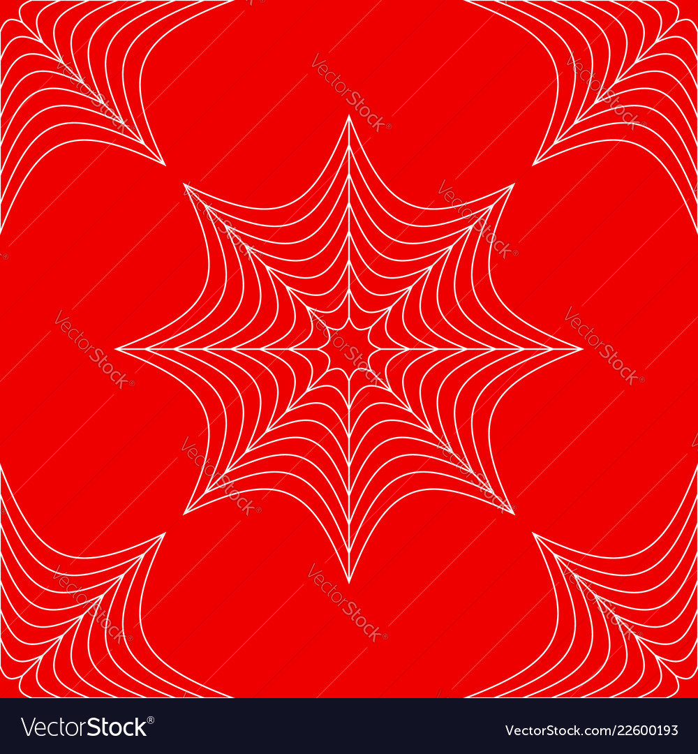 Spider web pattern Royalty Free Vector Image - VectorStock