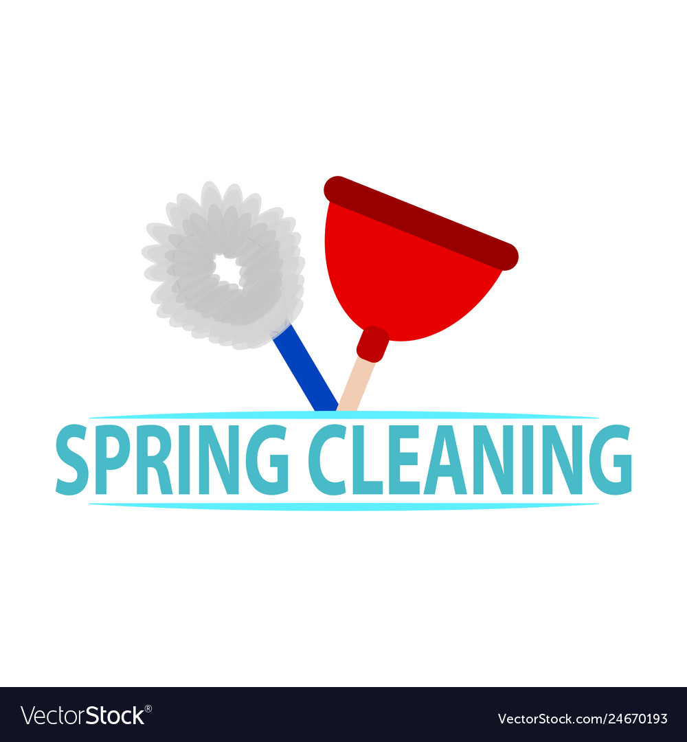 Spring cleaning background Royalty Free Vector Image