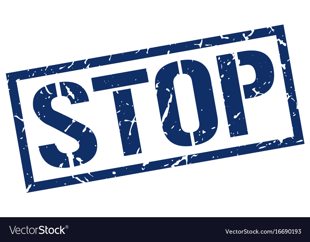 Stop stamp Royalty Free Vector Image - VectorStock