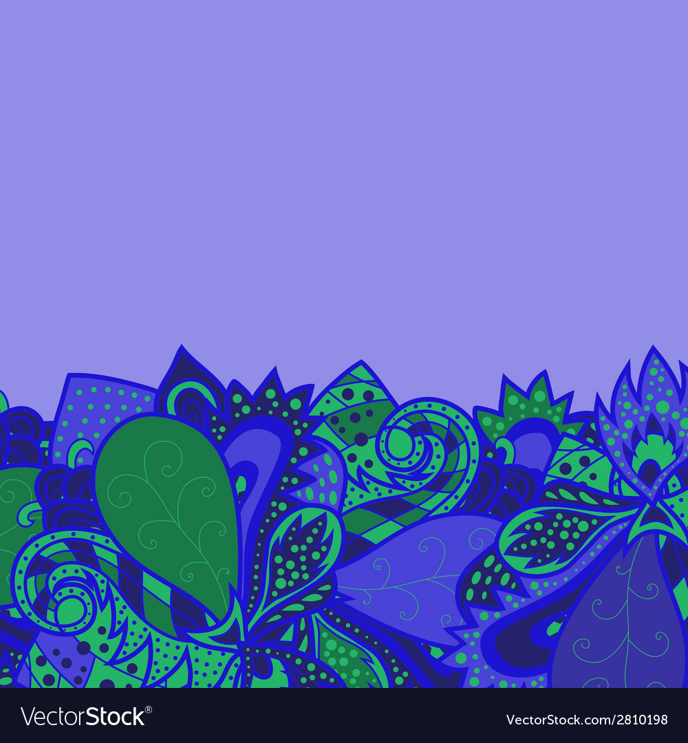 Border with decorative elements Royalty Free Vector Image