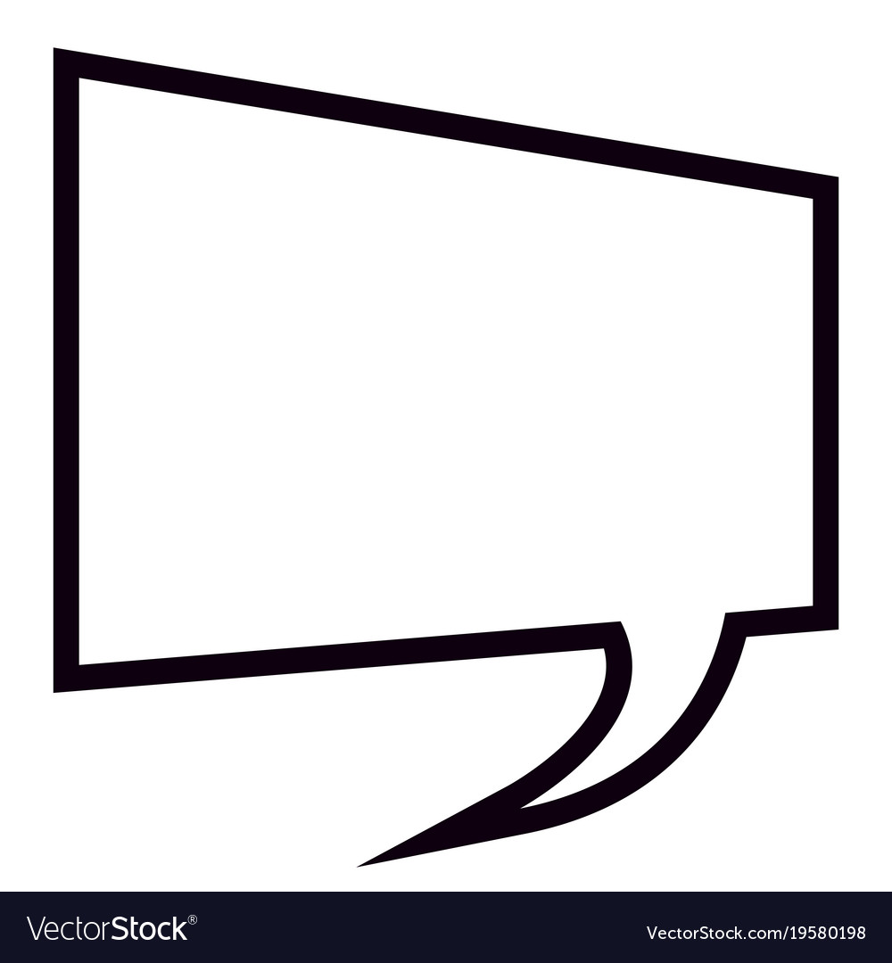 Comic chat bubble Royalty Free Vector Image - VectorStock