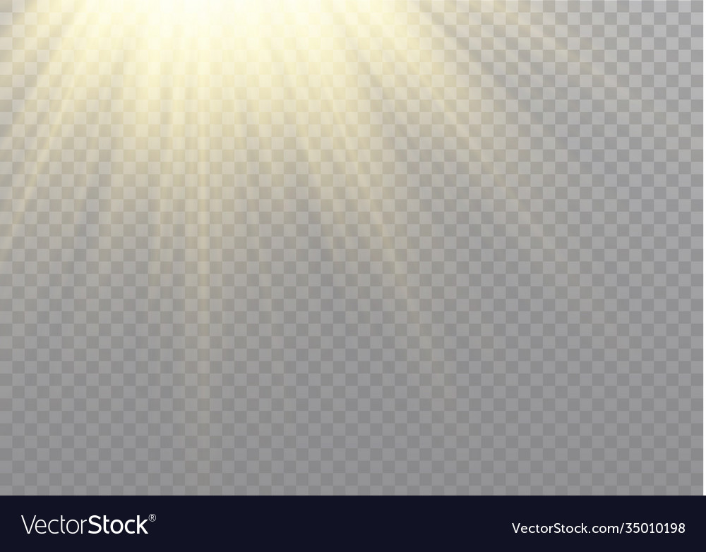 Flash effect sunlight Royalty Free Vector Image