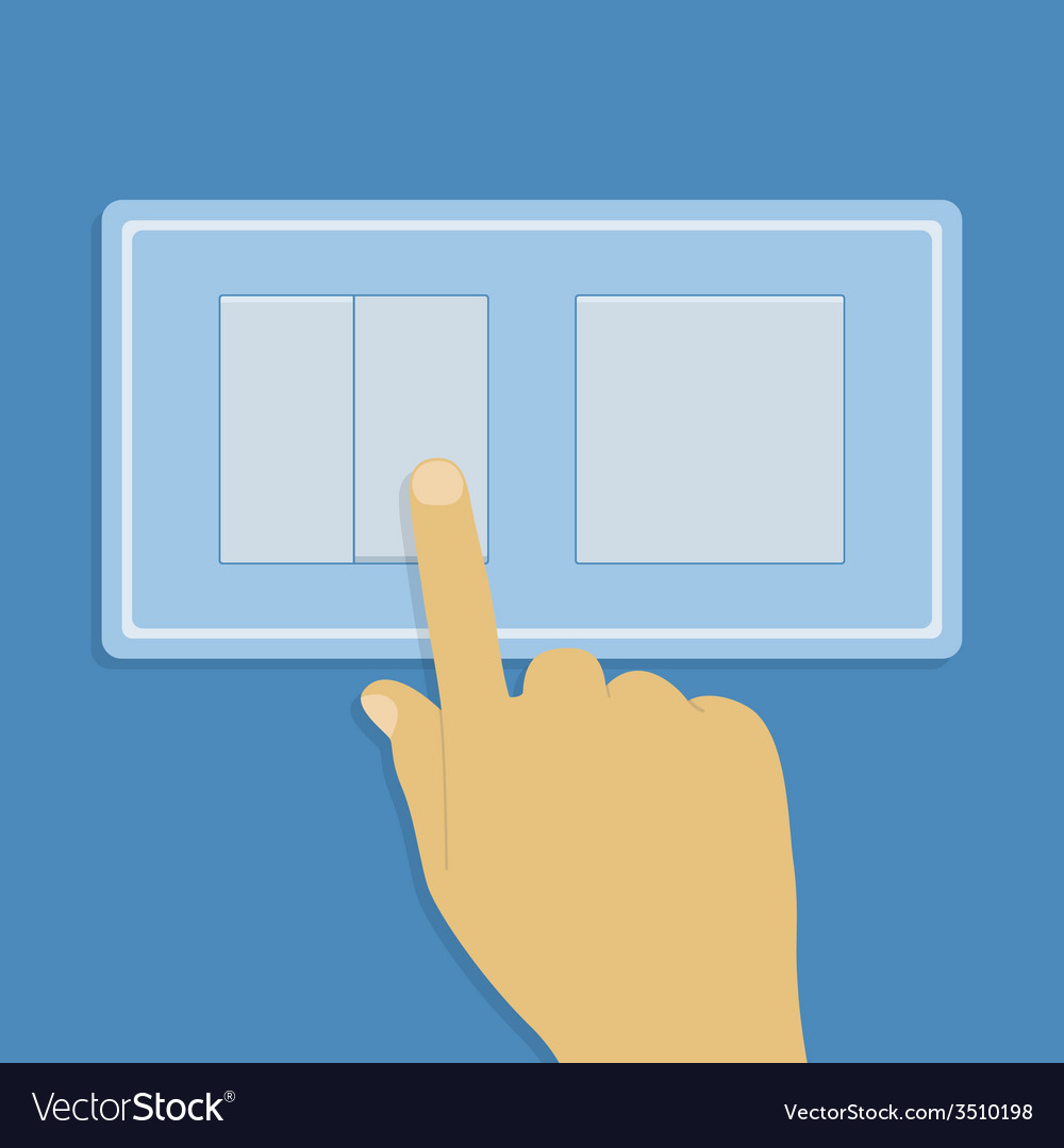 Light off Royalty Free Vector Image - VectorStock