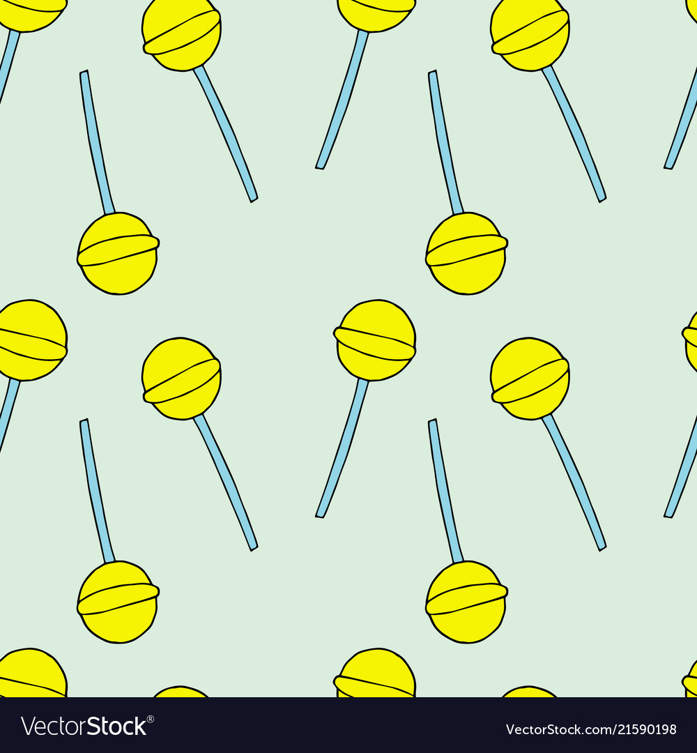 Lollipops pattern Royalty Free Vector Image - VectorStock