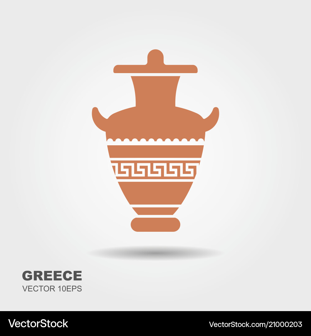 Antique greek vase Royalty Free Vector Image - VectorStock