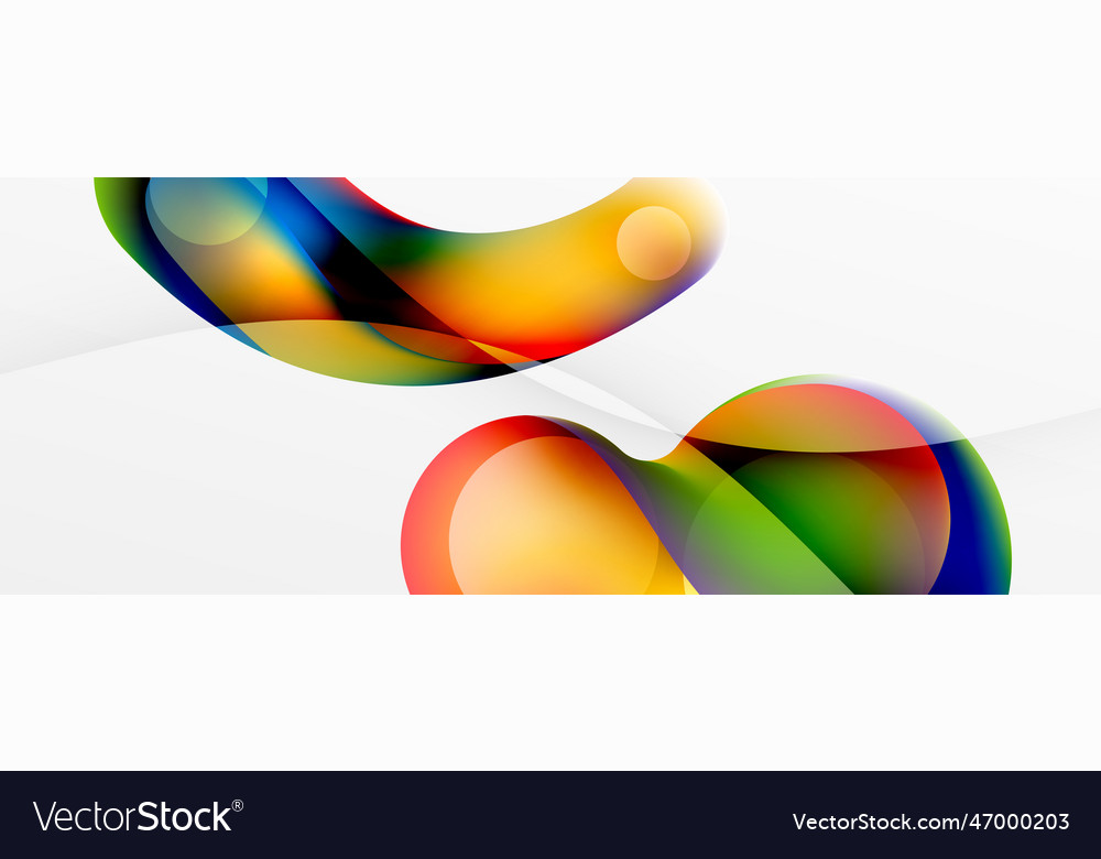 Fluid abstract background liquid color gradients Vector Image