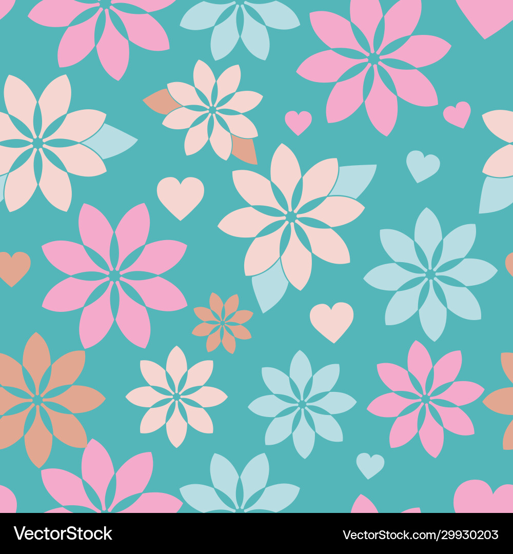 Lucky symbols collection background seamless Vector Image