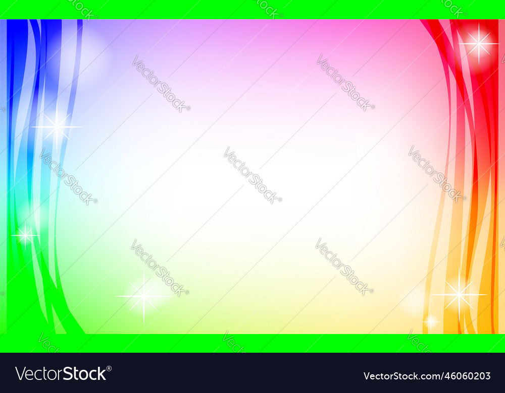 Rainbow gradient and glitter background Royalty Free Vector