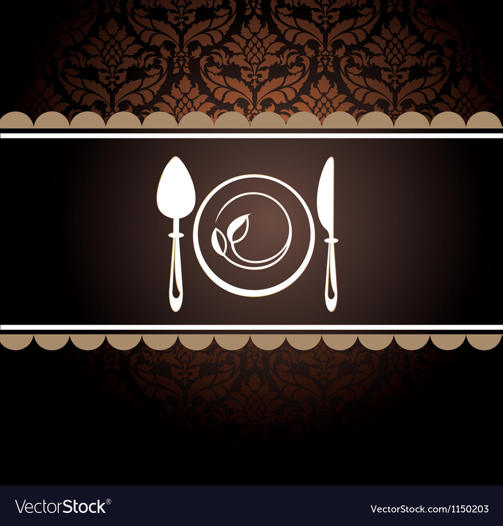 Restaurant menu design Royalty Free Vector Image