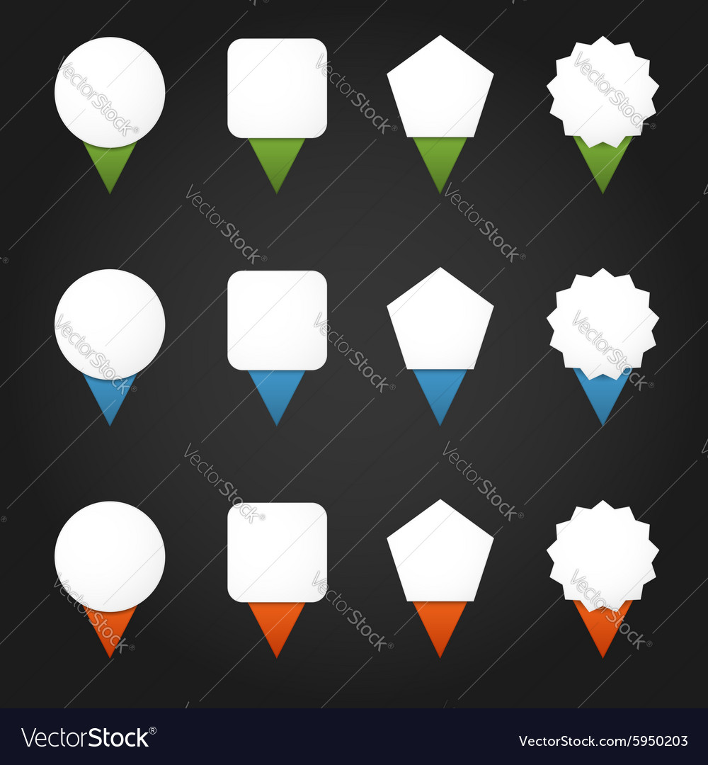 Web pointers Royalty Free Vector Image - VectorStock