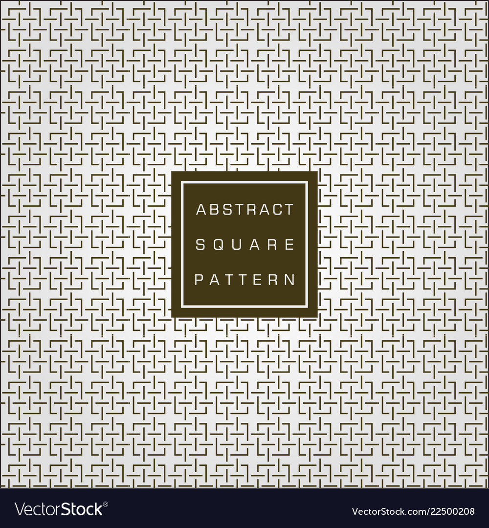 Abstract square pattern Royalty Free Vector Image