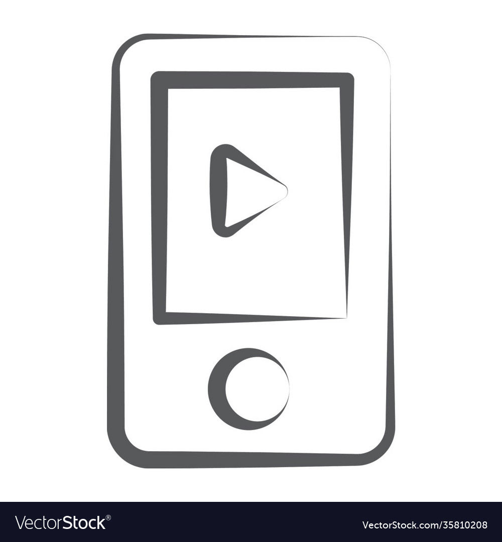 Audio player Royalty Free Vector Image - VectorStock