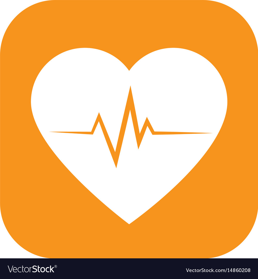 Heart cardio isolated icon Royalty Free Vector Image Heart cardio isolated icon Royalty Free Vector Image