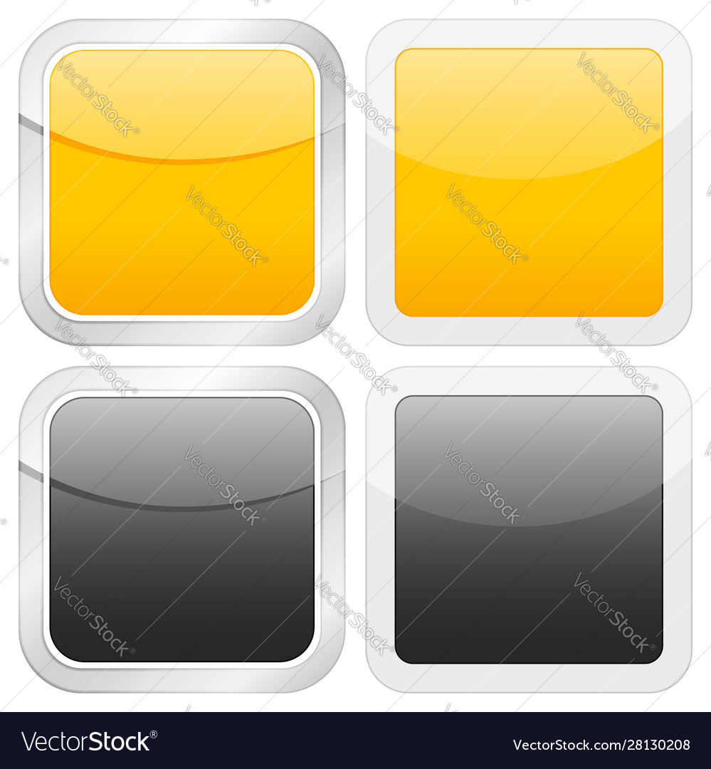 Square icon empty Royalty Free Vector Image - VectorStock