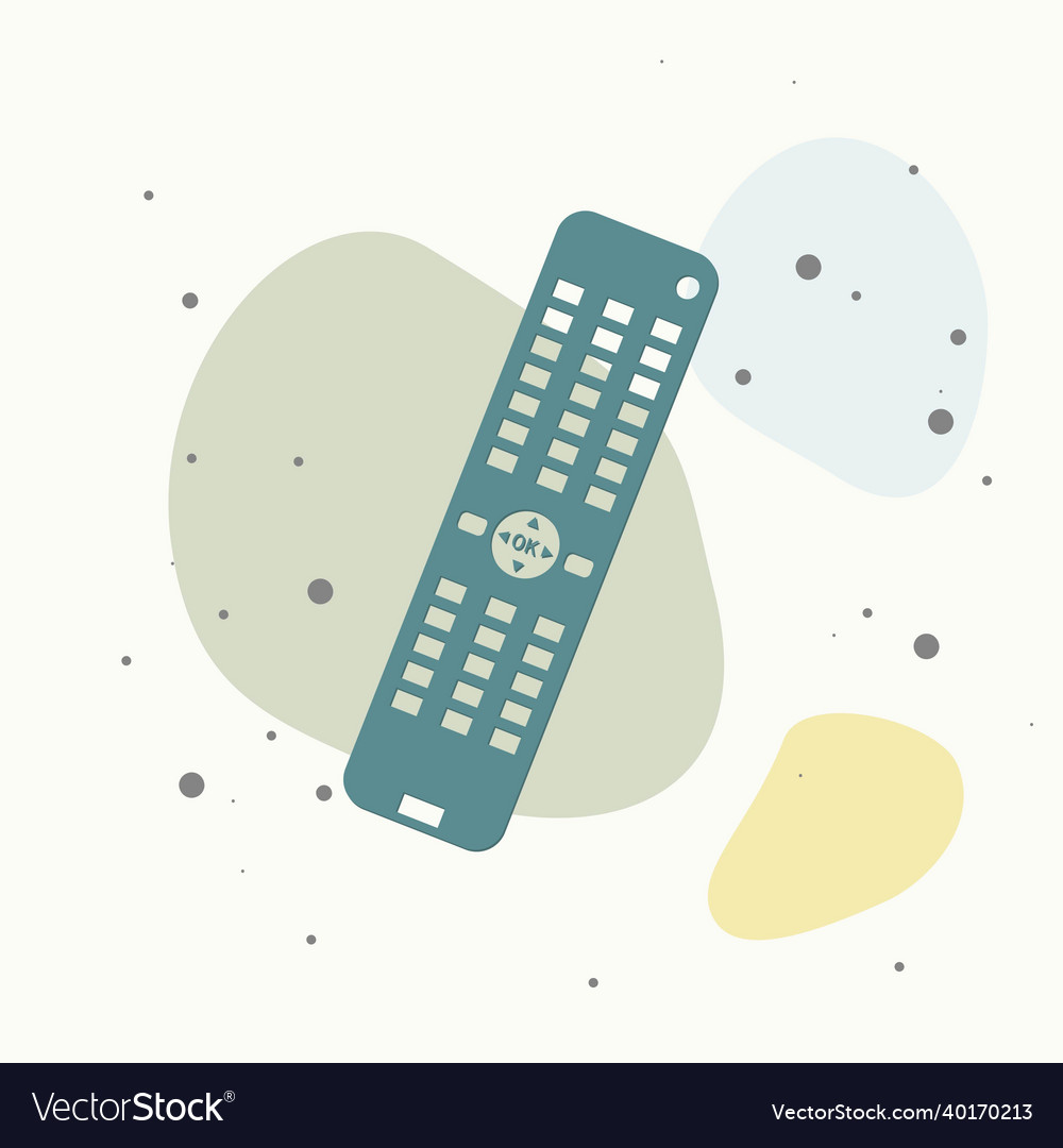A remote control remote triggering device icon Vector Image