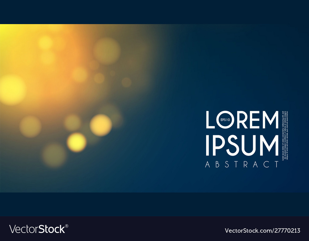 Abstract colorful bokeh background with lights Vector Image