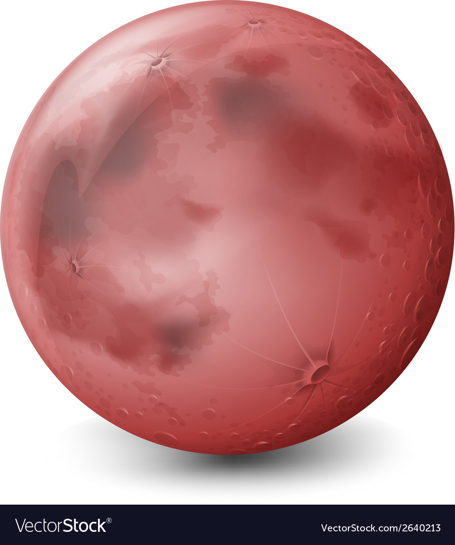 Planet mars Royalty Free Vector Image - VectorStock