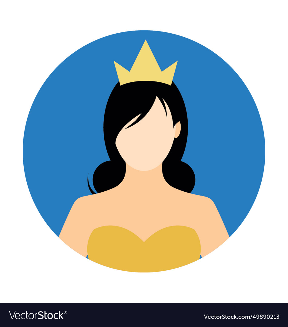 Queen icon Royalty Free Vector Image - VectorStock