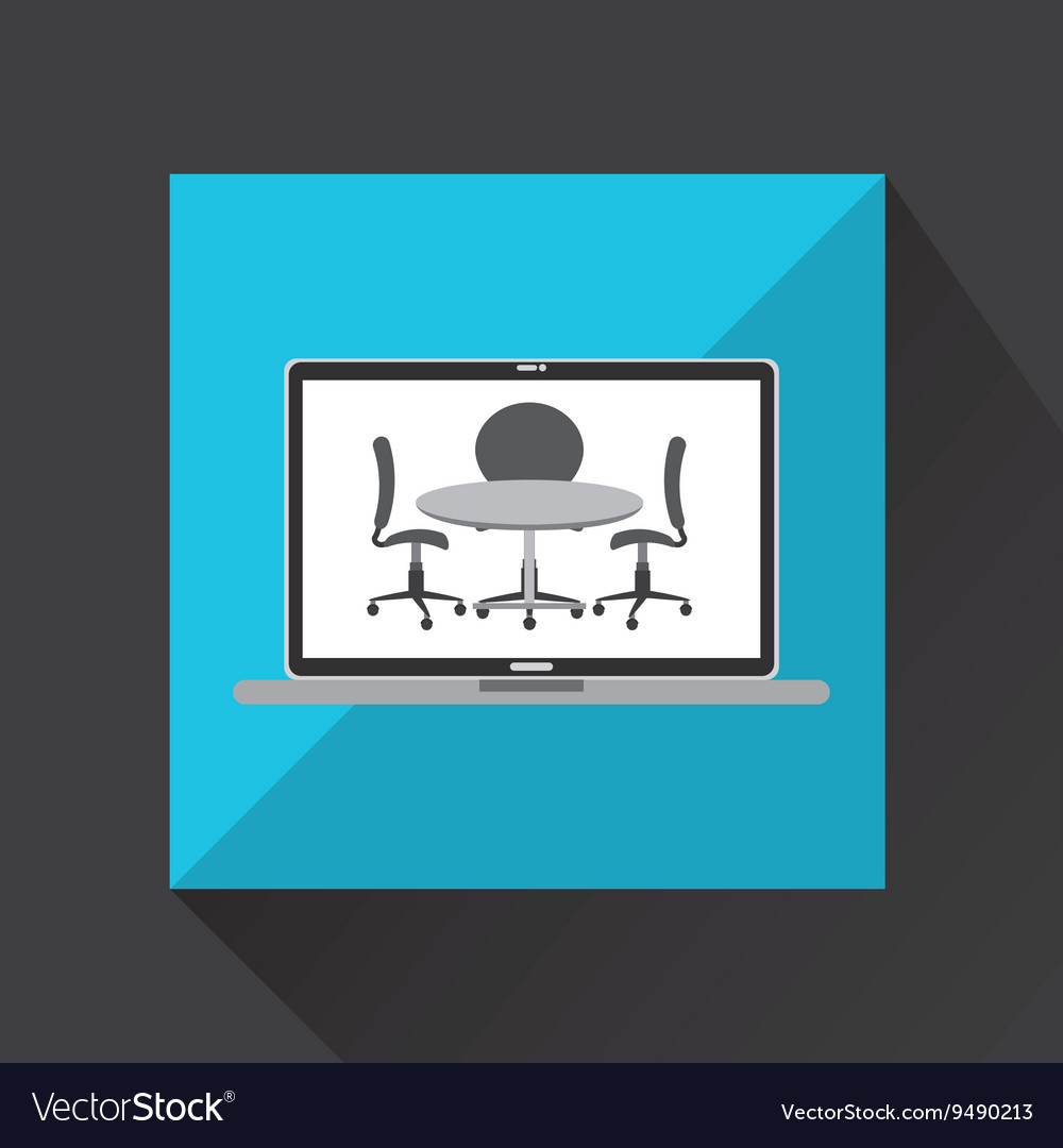 Round table design Royalty Free Vector Image - VectorStock