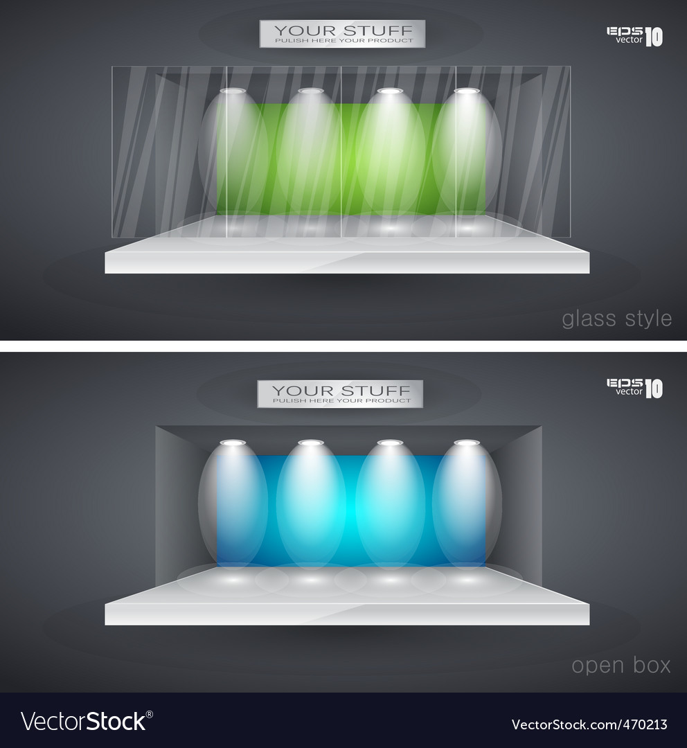 Showroom Royalty Free Vector Image - VectorStock