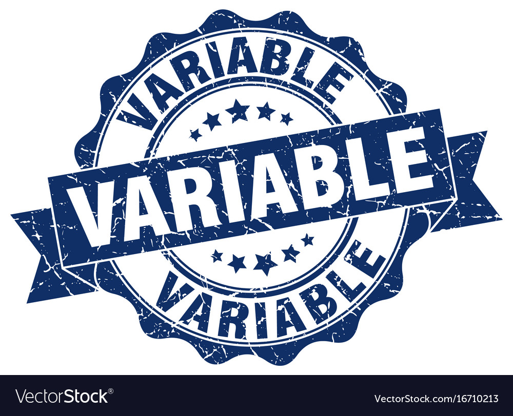 Variable stamp sign seal Royalty Free Vector Image