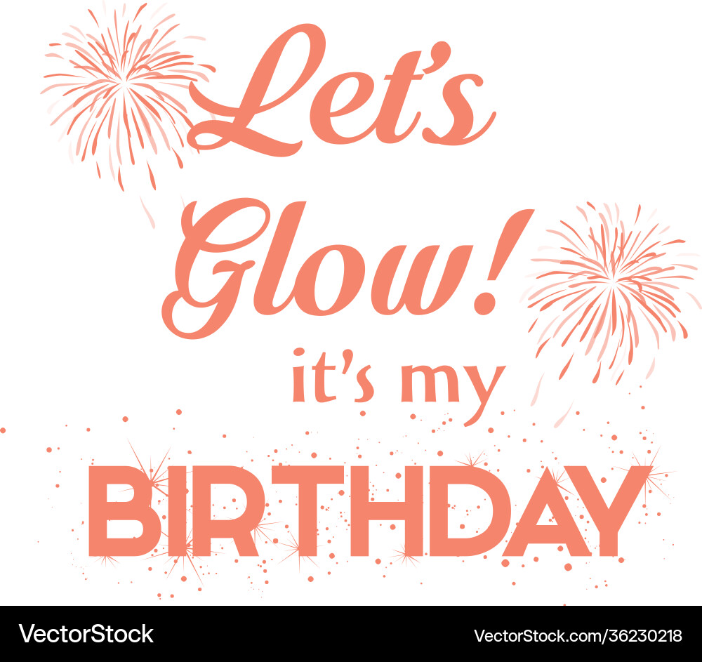 Happy birthday greeting card with typography Vector Image
