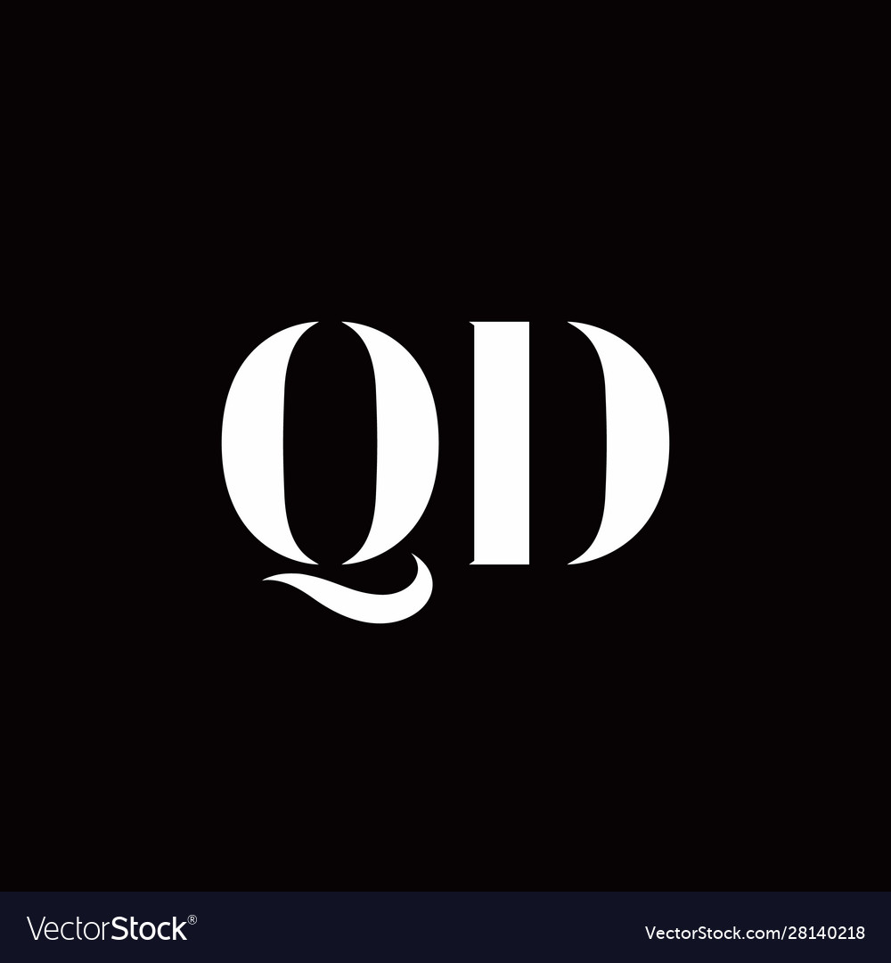 Qd logo letter initial designs template Royalty Free Vector Qd logo letter initial designs template Royalty Free Vector