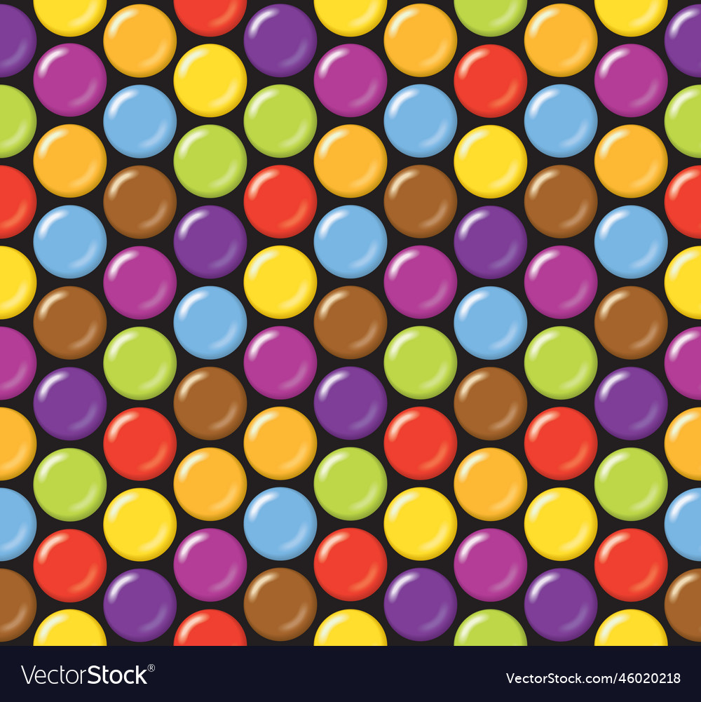 Seamless candy background pattern Royalty Free Vector Image