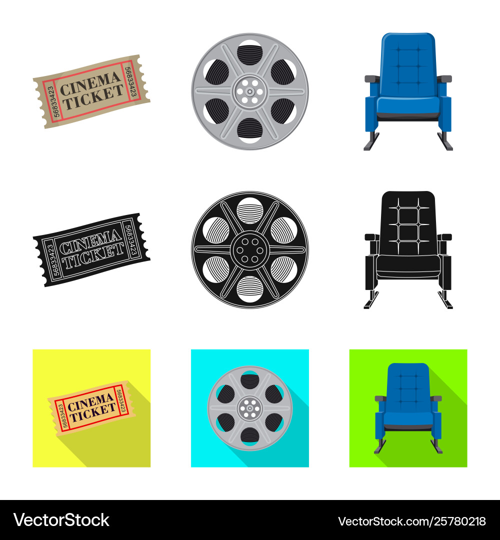 Television and filming sign Royalty Free Vector Image